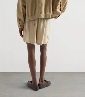 Prada Silk Bermuda Shorts - Neutral