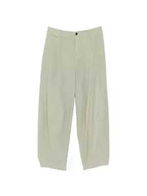 CROQUIS Wide-leg Trousers - Green