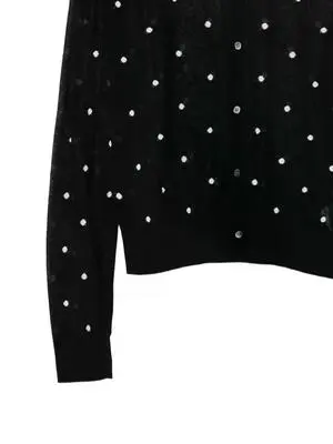 JNBY Polka Dot V-neck Cardigan