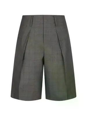 LESS Tailored Pleated Shorts - Grey