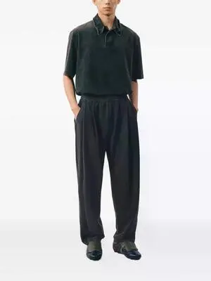 CROQUIS Comfort-fit Carrot Trousers - Black