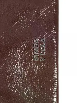 Bimba Y Lola Cow Leather Zip Wristlet