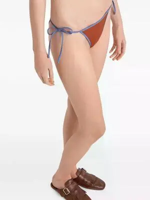 Prada Jersey Bikini Bottoms - Orange