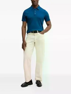 Michael Kors Buttoned Polo Shirt - Blue