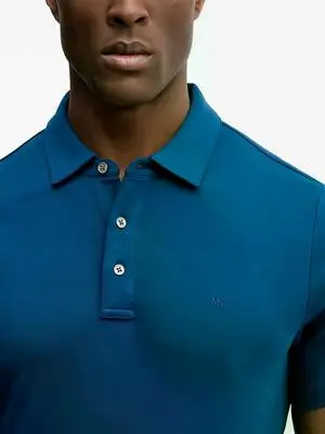 Michael Kors Buttoned Polo Shirt - Blue