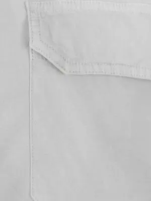 RICHARD J. BROWN Buttoned Pocket Overshirt - Neutrals