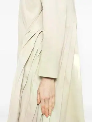 BONBOM Pleated Coat