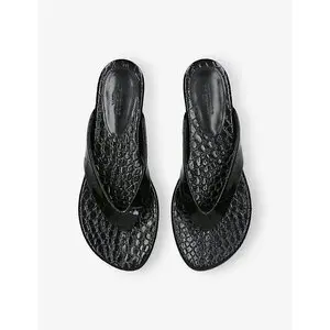 Le Monde Beryl Thong Leather Sandals