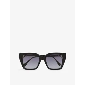 Fendi Ff Diamonds Square-frame Acetate Sunglasses