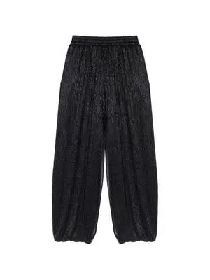 Maje Metallic Pleated Trousers