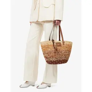 ANYA HINDMARCH Large Raffia Tote Bag
