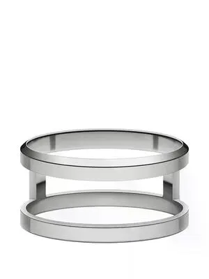 DANIEL WELLINGTON Tone Polished Double Band Ring - Silver