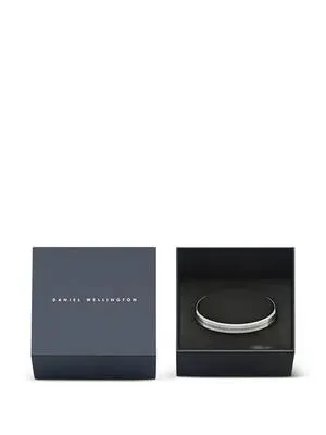 DANIEL WELLINGTON Engraved Logo Open Cuff Bracelet - Silver
