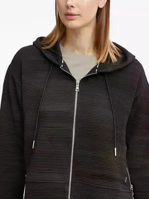 Dkny Ribbed Zip Hoodie