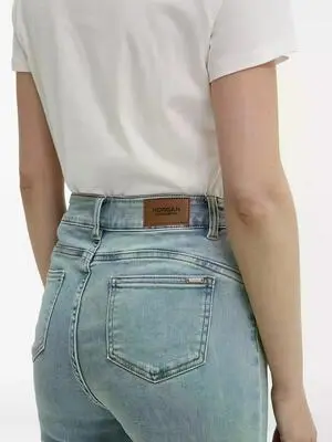 MORGAN Braid Flared Jeans
