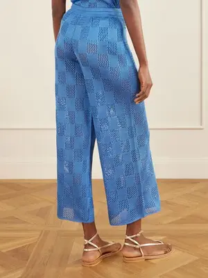 Calle Del Mar Knitted Cropped Cardigan