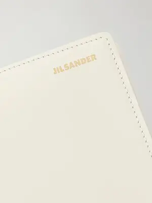 JIL SANDER File Medium Leather Shoulder Bag - Neutrals