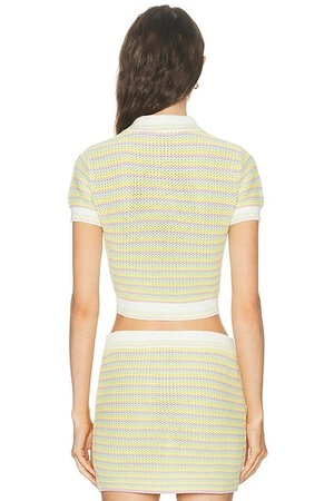 Casablanca Bourgeois Stripe Polo Shirt