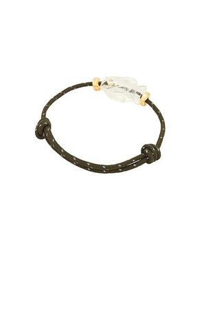 Éliou Mazu Bracelet With Resin Fish Motif - Green