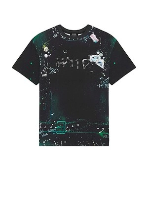 We11Done Trompe-l'oeil Pierced T-shirt