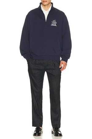 KHALHON Urban Club Half Zip Sweater