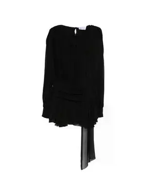 Giuseppe Di Morabito Tie Detail Long Sleeve Mini Dress