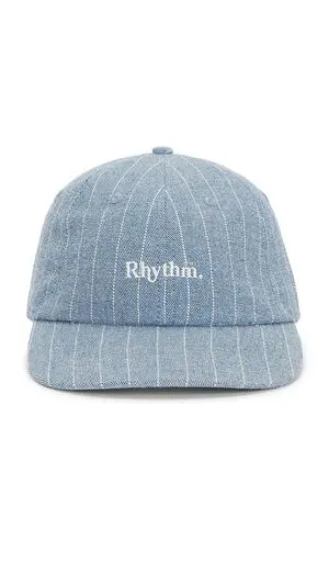 RHYTHM Essential Pin Stripe Denim Cap - Blue