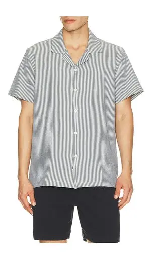 Rails Amalfi Camp Collared Shirt In . Also - Navy