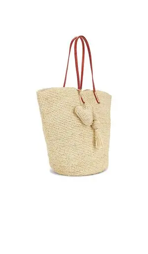 Hat Attack Mary Raffia Tote Bag