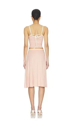 Free People Opal Skirt Set - Peach