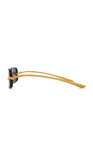 Bottega Veneta Rectangular Sunglasses - Black