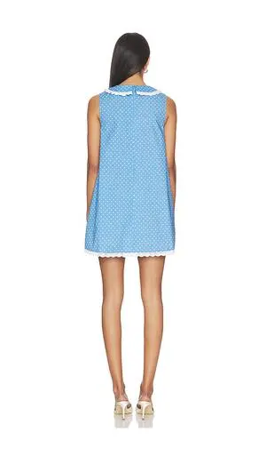 Caroline Constas Juliette Mini Dress - Blue