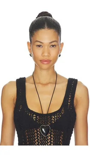 JENNIFER FISHER Heart Pendant Necklace