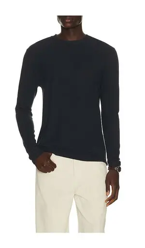 Nn07 Clive Waffle Knit Tee 3323 In . Also - Blue