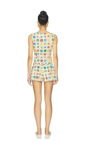 Free People Printed Romper