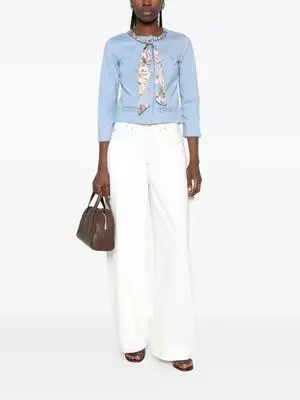 Liu Jo Floral Chain Trim Jacket