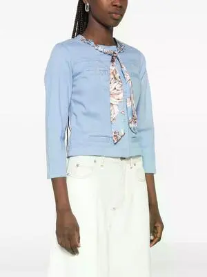 Liu Jo Floral Chain Trim Jacket