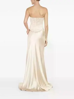 ALEXIA & ANTONIA Embellished Lace Corset Top