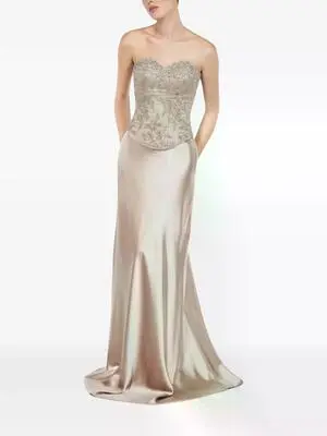 ALEXIA & ANTONIA Embellished Lace Corset