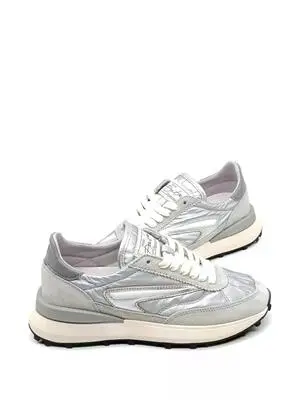 D.a.t.e. Tone Panelled Lace-up Sneakers - Silver