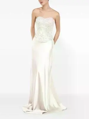 ALEXIA & ANTONIA Bias-cut Maxi Skirt
