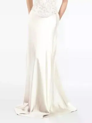 ALEXIA & ANTONIA Bias-cut Maxi Skirt