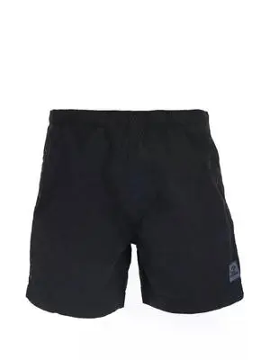 C.P. COMPANY Logo-patch Swim Shorts - Black
