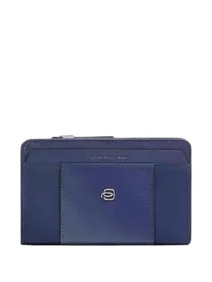 PIQUADRO Bifold Coin Wallet - Blue
