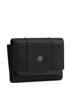 PIQUADRO Trifold Wallet - Black
