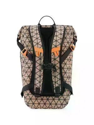 PIQUADRO Watertight Roll-top Backpack With Geometric Print