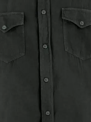 FINAMORE 1925 Flap-pocket Shirt - Grey