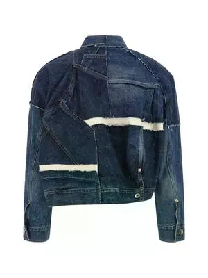 Sacai Patchwork-design Denim Jacket