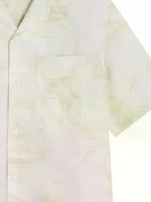 Maison Kitsuné Parisian Map Resort Shirt