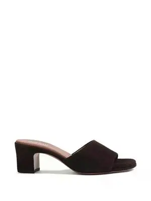 Paris Texas Paris Texas Ava Block-Heel Mules Brown